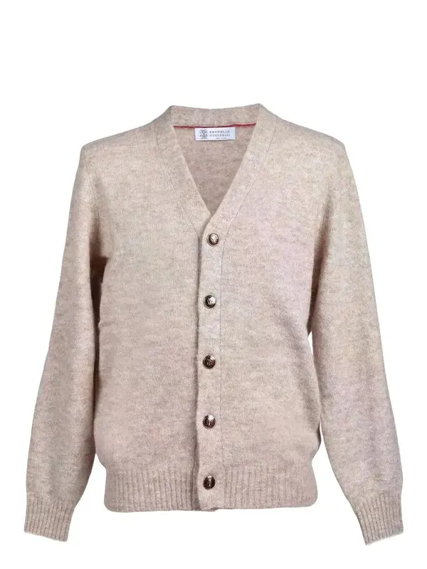 Brunello Cucinelli V-neck Cardigan - Neutrals