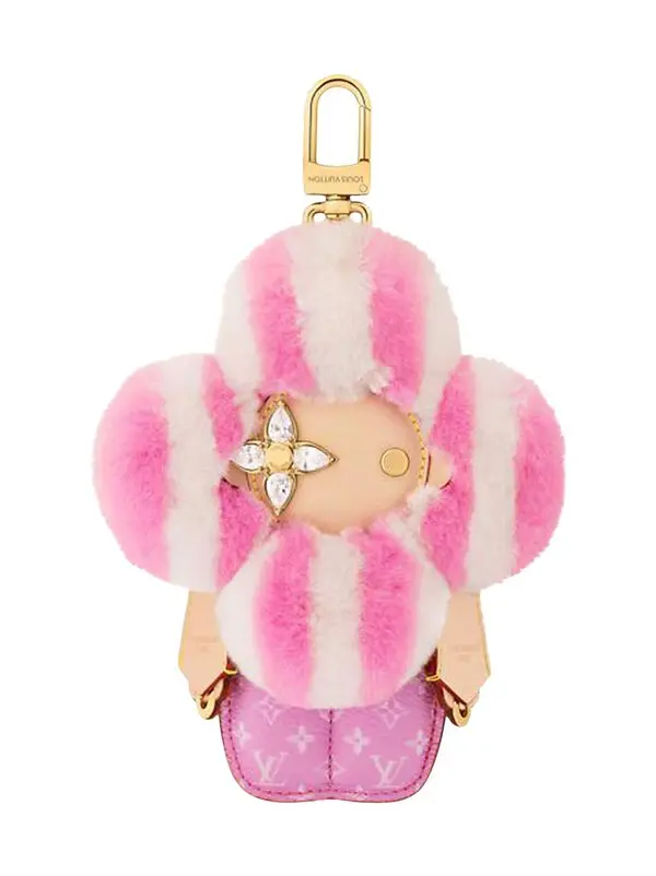 LOUIS VUITTON Vivienne Fashionista Bag Charm - Pink