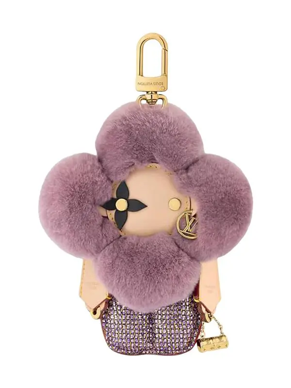 LOUIS VUITTON Vivienne Fashionista Bag Charm - Purple
