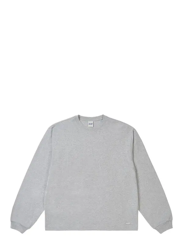 PALACE Long-sleeve Marl Shirt - Grey