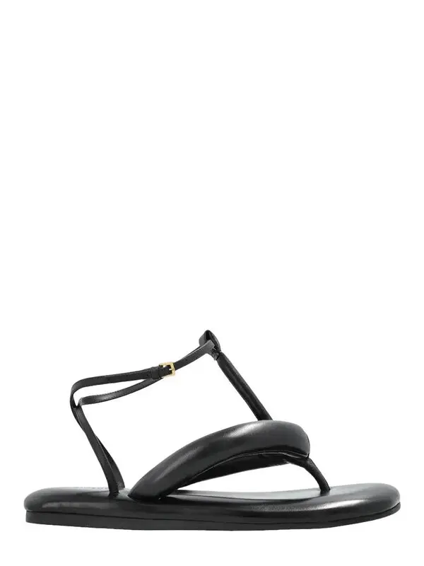 Givenchy Boudoir Padded Leather Sandals - Black