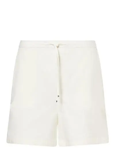 Loewe X Paula's Ibiza Embroidered Woven Shorts - Ivory