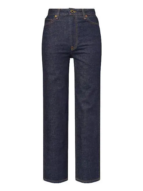 Khaite Abigail Straight-leg Denim Jeans - Benson