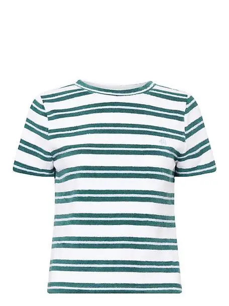 4TH & RECKLESS Livia Striped Cotton-blend T-shirt - Multi Stripe