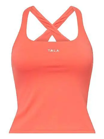 TALA Skinluxe Cross Back Vest Top - Soft Coral