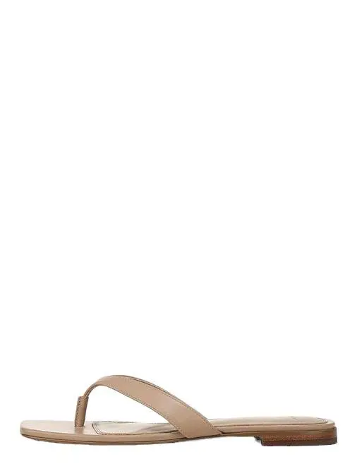Vince San Juan Leather Thong Sandal - Natural