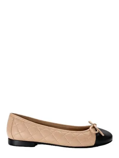 MENINA STEP Margot Ballerina Flat - Natural