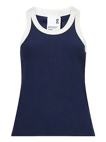 On Zendaya X All-day Ribbed Jersey Tank Top - Midnight