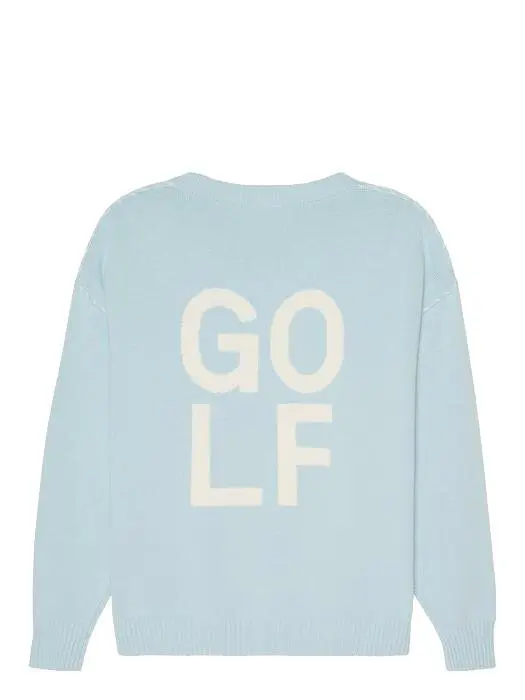 ELLSWORTH + IVEY Riley Crew Golf Stacked - Blue