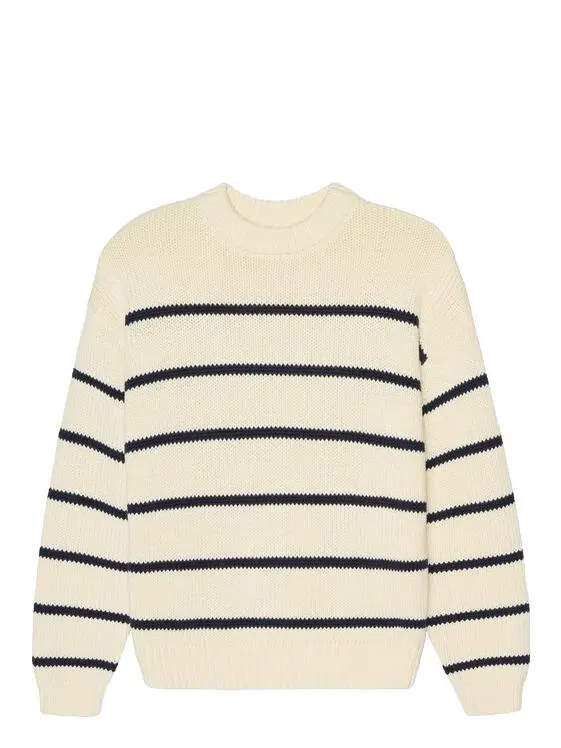 ELLSWORTH + IVEY Marlowe Oversized Sweater - Navy / Blue