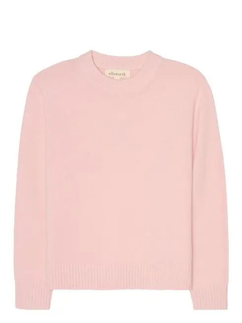 ELLSWORTH + IVEY Joey Crewneck Sweater - Pink