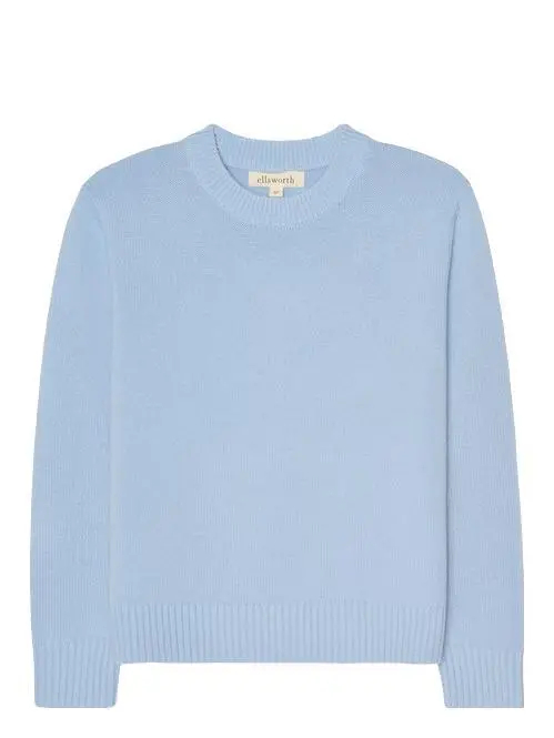 ELLSWORTH + IVEY Joey Crewneck Sweater - Blue