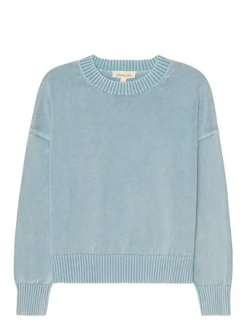 ELLSWORTH + IVEY Emery Crewneck Sweater - Denim