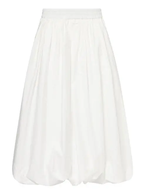 Max Mara Nuvole Balloon Cotton Maxi Skirt - Ivory