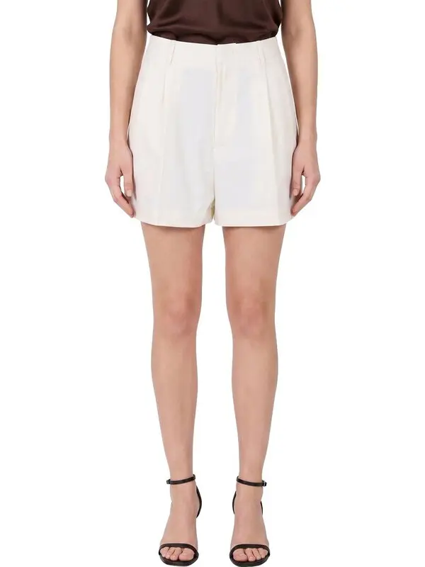 Fabiana Filippi Tailored Pleated Shorts - Butter