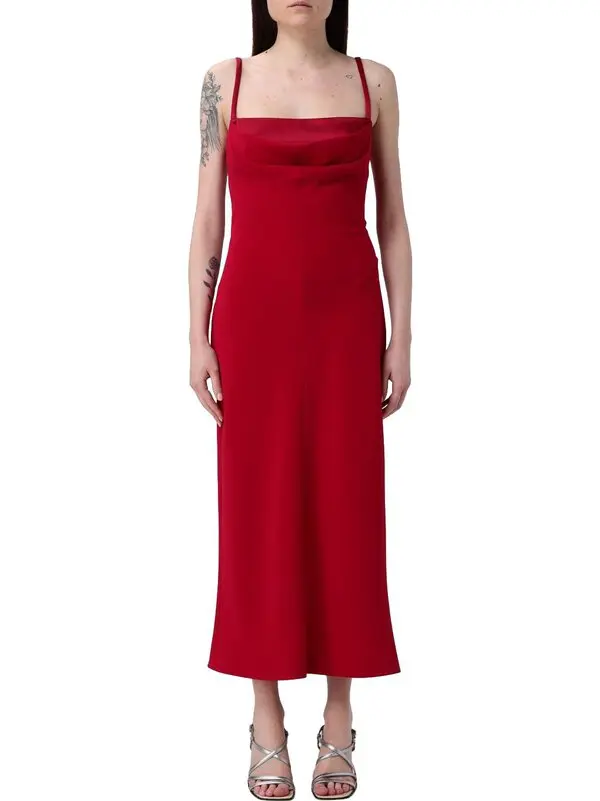 Max Mara Midi Sheath Dress - Geranium