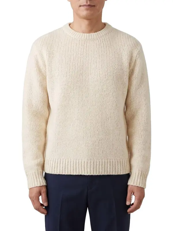 THE ROW Crew Neck Sweater - White