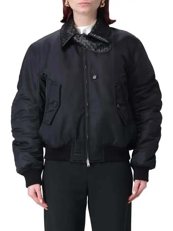 Bottega Veneta Bomber Jacket - Black