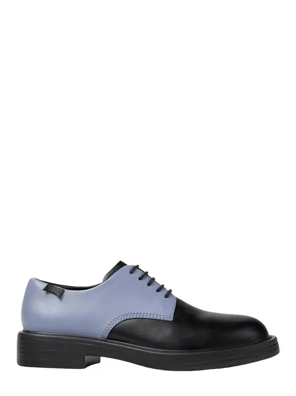 Camper Twins Derby In Leather With Abstract Pattern - Multicolor