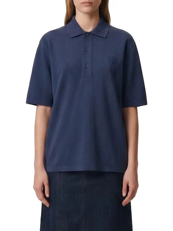 Ami Polo Shirt - Blue