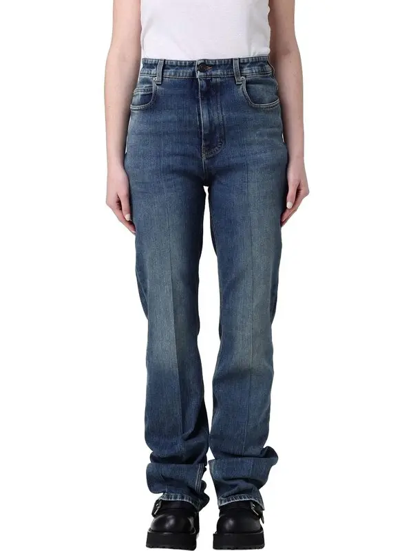 Balenciaga Straight Leg Jeans - Blue