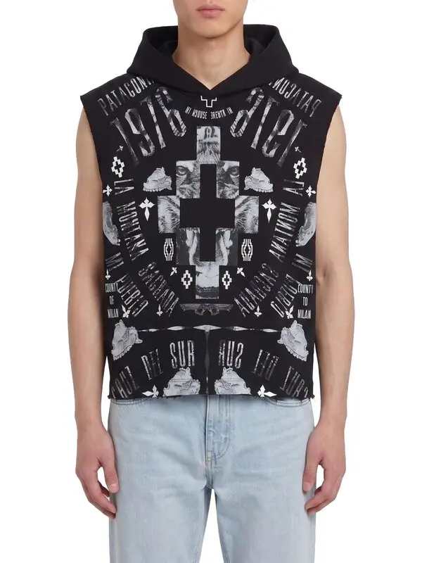 COUNTY OF MILAN Printed Sweatshirt - Black
