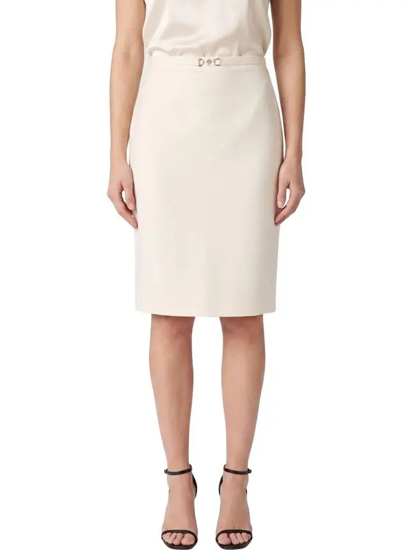 Versace Pencil Skirt - White