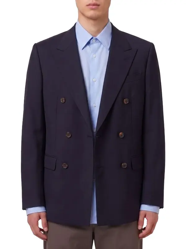Dolce & Gabbana Double-breasted Jacket - Blue