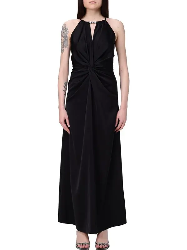 H COUTURE Halterneck Maxi Dress - Black