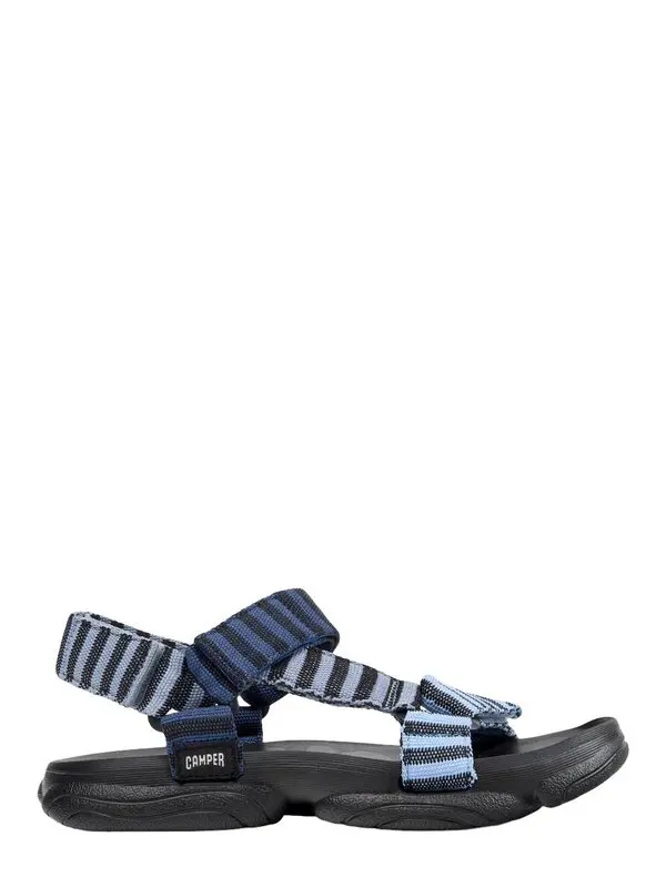 Camper Karst Striped Recycled Polyester Sandals - Multicolor