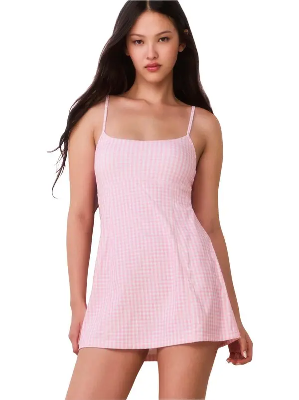 LoveShackFancy Vivianna Active Dress - Tickled Pink