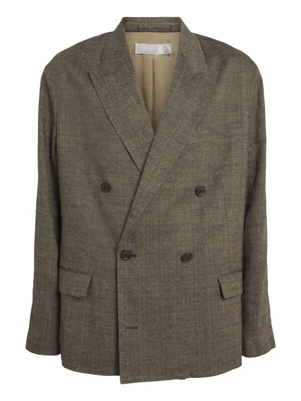 Our Legacy Linen-silk-cotton Halt Blazer - Brown