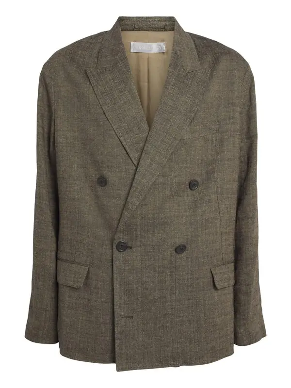 Our Legacy Linen-silk-cotton Halt Blazer - Brown