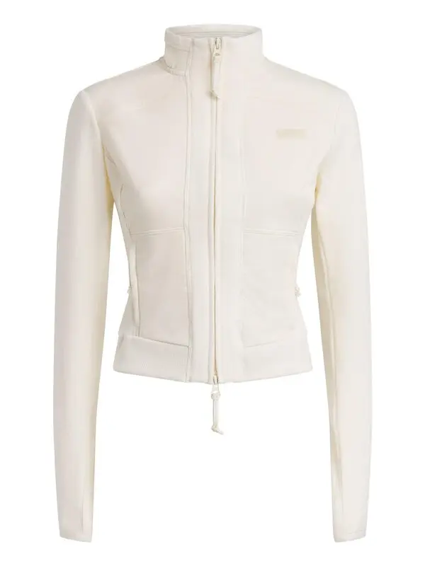 SKIMS Fleece Lounge Fitted Jacket - Ivory