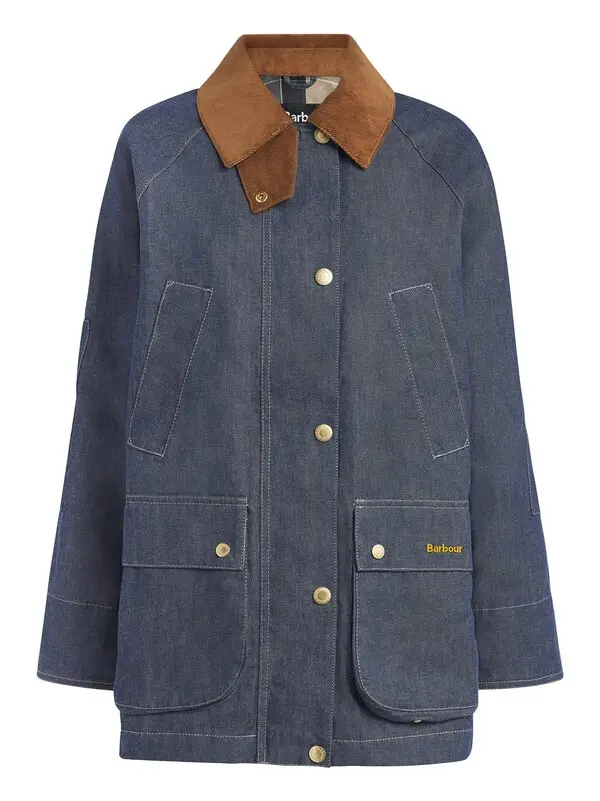 Barbour Asker Denim Jacket - Navy