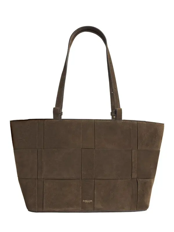 DEMELLIER Florence Woven Tote Bag - Brown