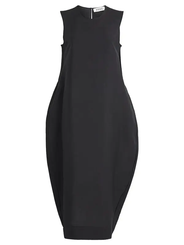 RÓHE Linen-silk Blend Maxi Dress - Black