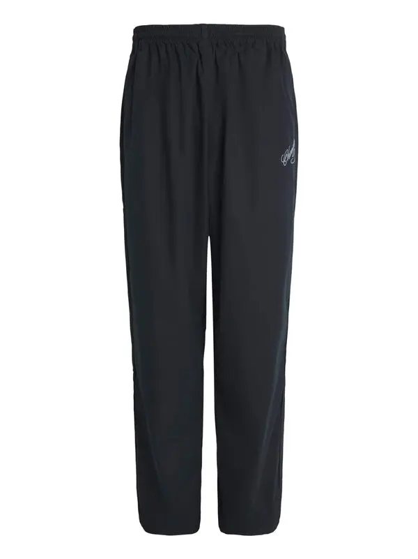 WILLY CHAVARRIA Ruff Rider Track Trousers - Black