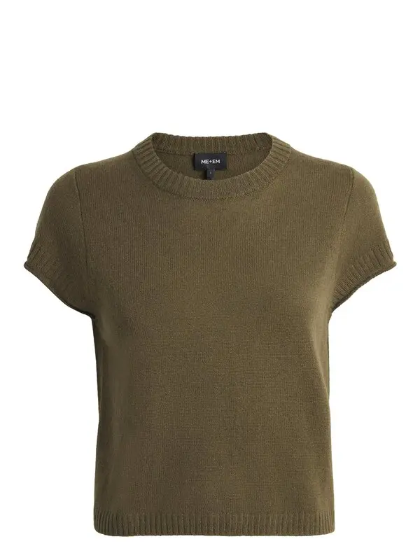 ME+EM Cashmere Baby T-shirt - Green