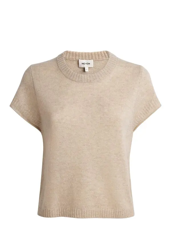 ME+EM Cashmere Baby T-shirt - Neutral