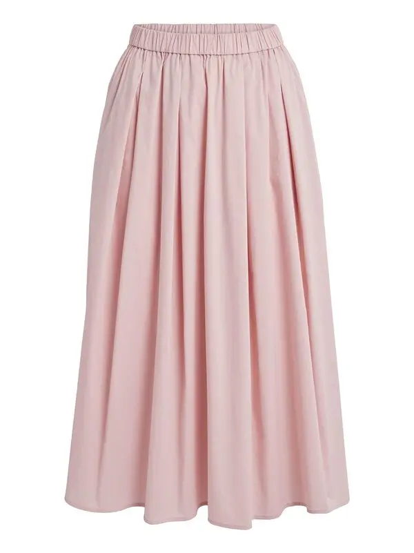 Stylein Cotton-blend Jorina Midi Skirt - Pink