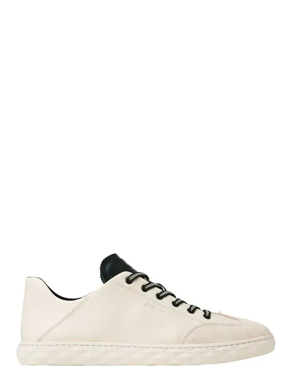 JIMMY CHOO Diamond Flex Low Top Trainers - V Latte/british Green