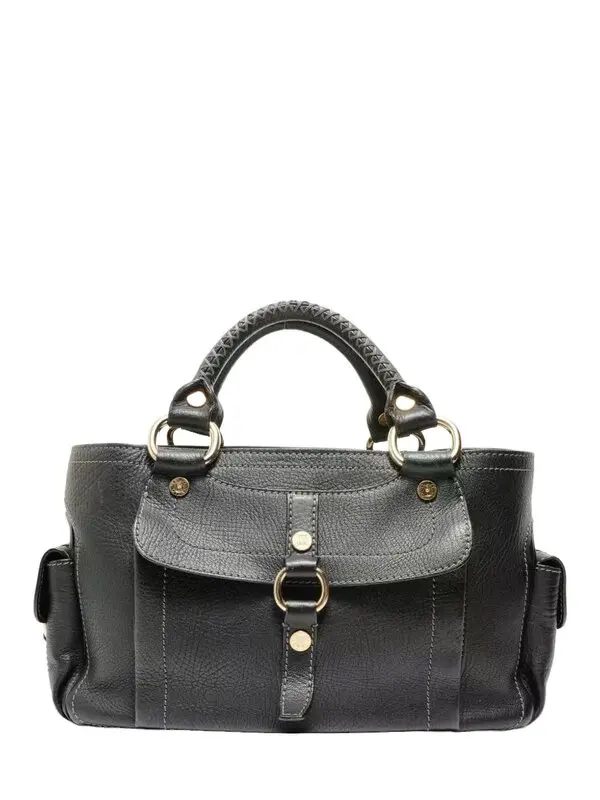 Celine 2000s Boogie Macadam Handbag - Black