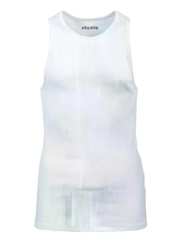 BREATH Logo Rib Vest - White