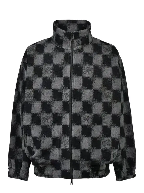 BREATH Block Check Jacket - Black