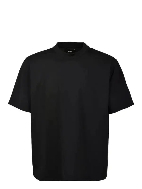 BREATH New Rich Silky Slim T-shirt - Black