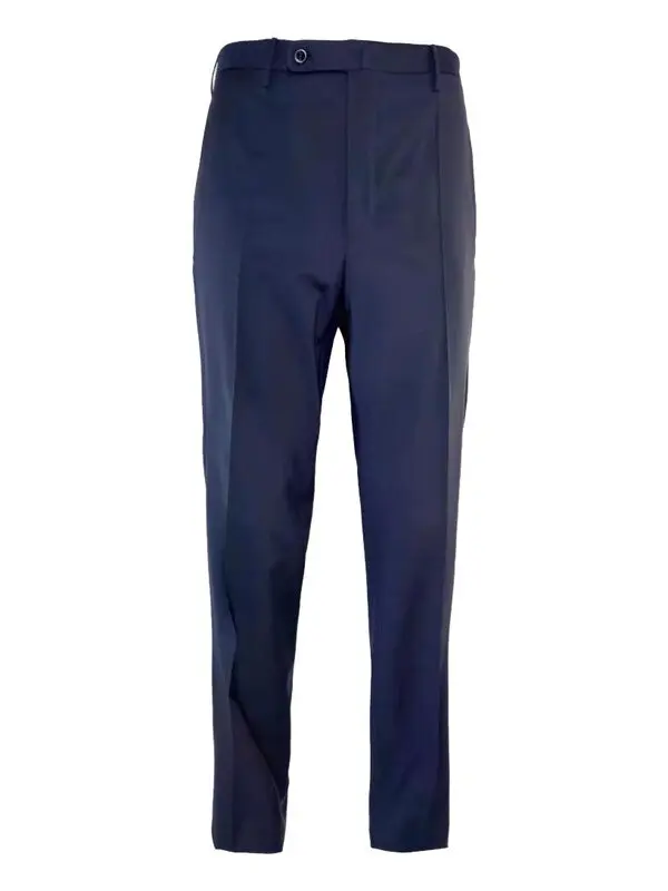 Incotex Tailored Tropical Wool Trousers - Blue