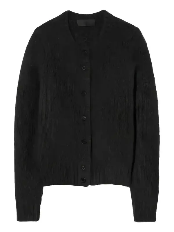 NILI LOTAN Saskia Cable-knit Cardigan - Black