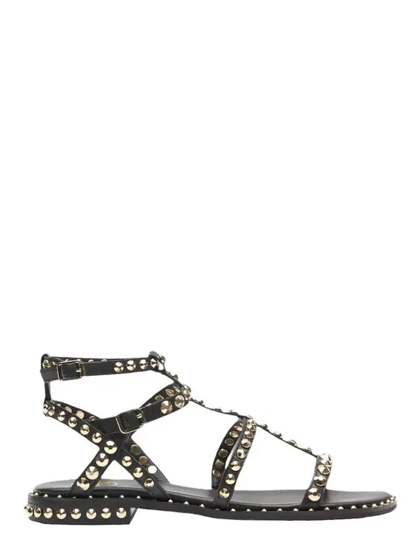 Ash Stud-embellished Sandals - Black