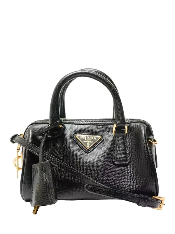 Prada Saffiano Leather Mini Bag - Black
